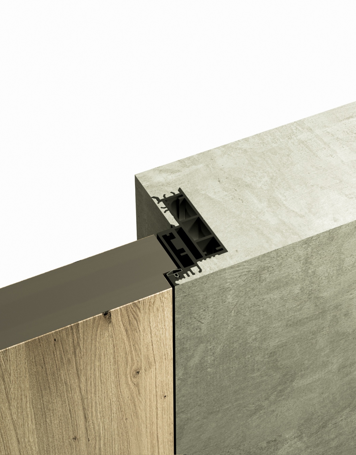 Hidden door frames FORTIUS 52 exclusive model for doors up to a height ...